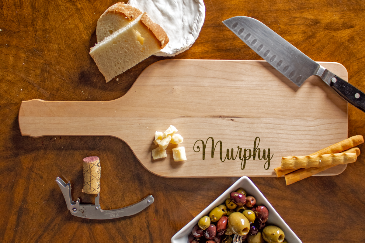 Personalized Large Wine Board – Gift Via
